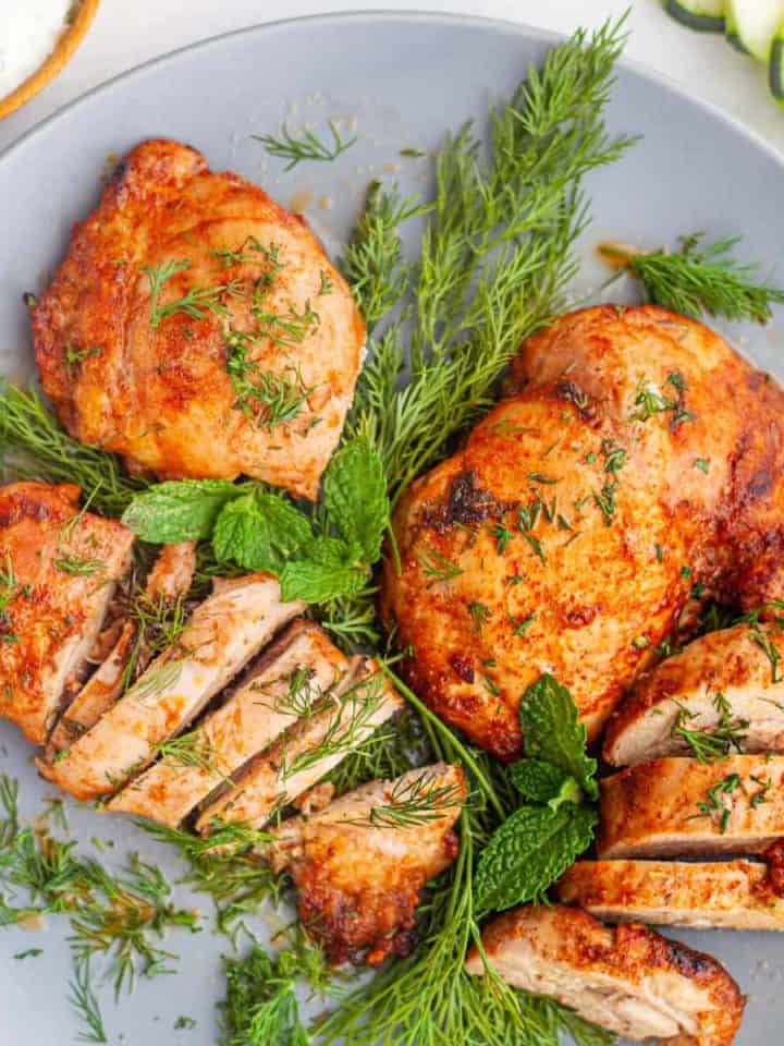 Tender Boiled Chicken Thighs (fresh or frozen) - Kitchen Skip